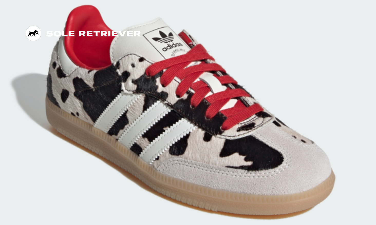 Moooore Cow Print: adidas Adds Red Cattle Colorway to Bovine Sambas Pack