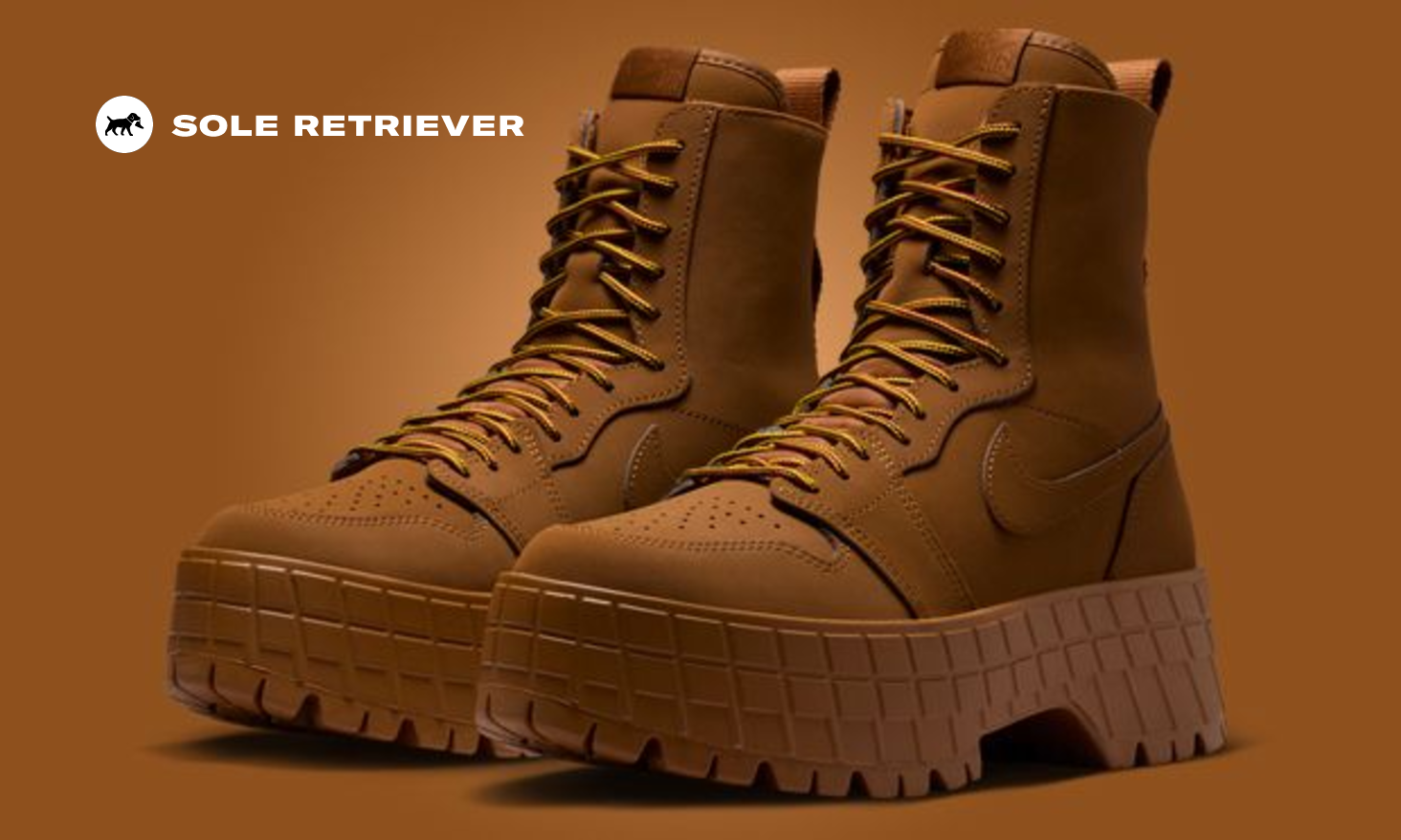 The Air Jordan 1 Brooklyn Boot Light British Tan Wants to Fight Your Timbs