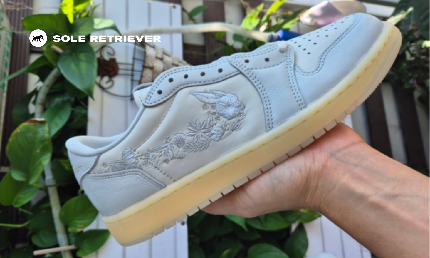 Rabbits and Floral Patterns Grace This Air Jordan 1 Retro Low OG