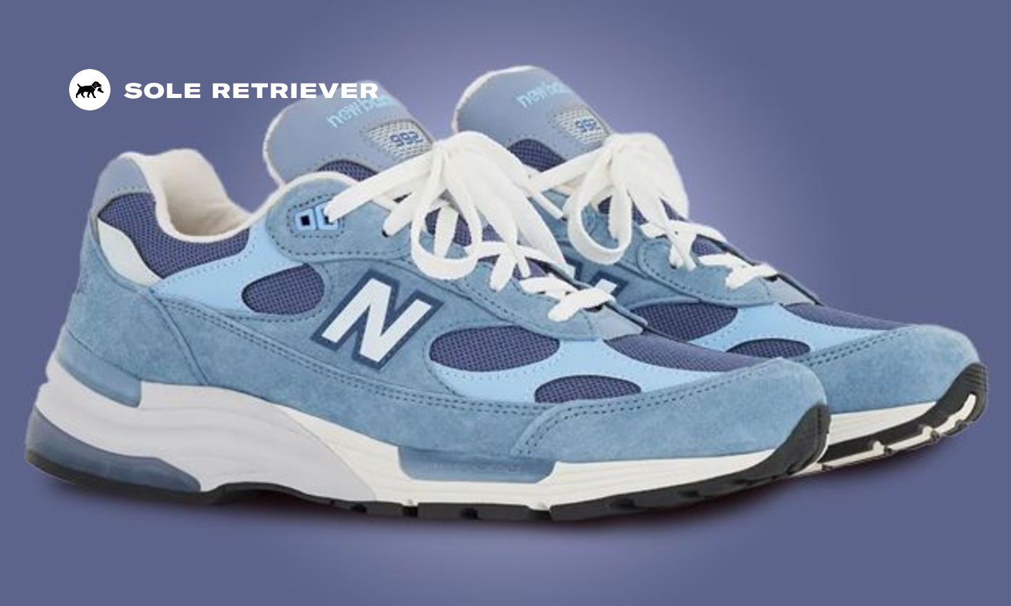 New Balance 992 is Dreamy in Light Blue Suede
