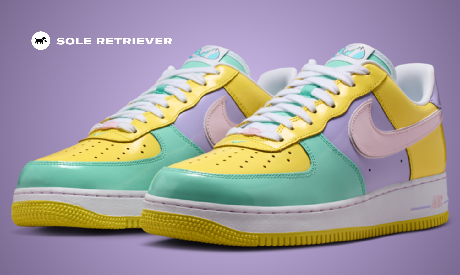 Nike Continues Decades of Easter Tradition with Pastel Patent Leather ...