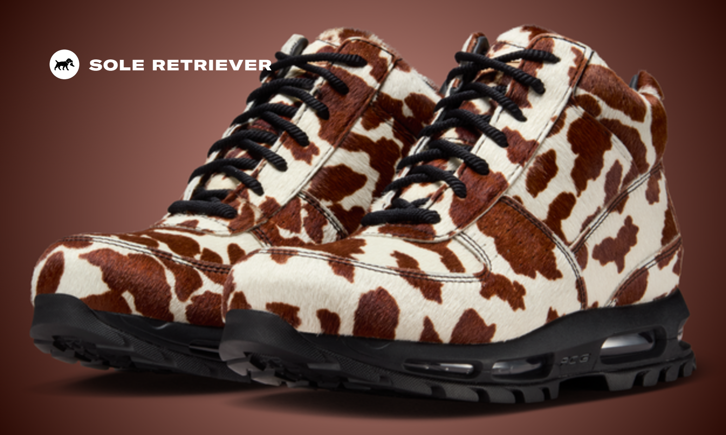 Nike Covers the Air Max Goadome Boot in Cow Print