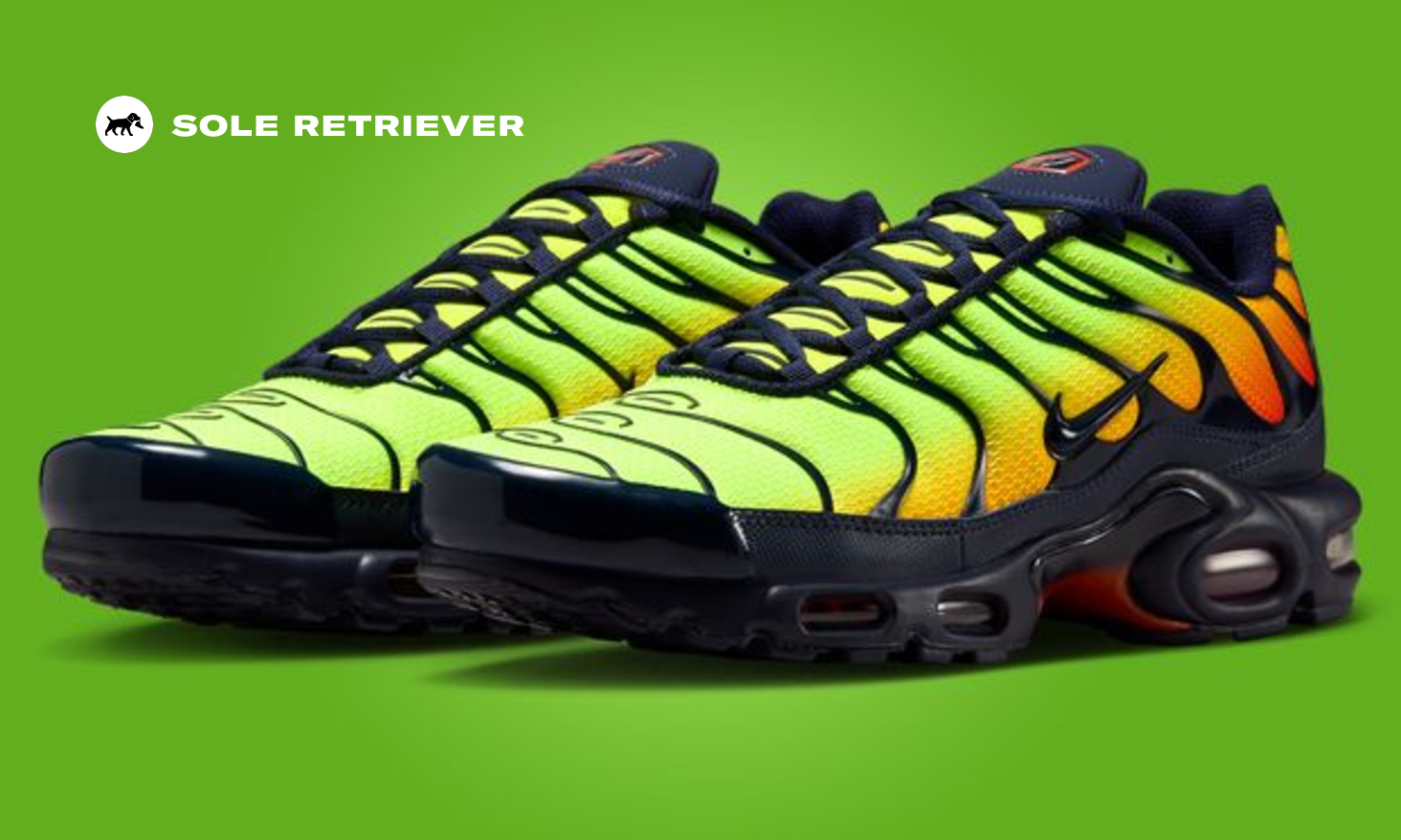 The Nike Air Max Plus Lemon Venom Blackened Blue Releases August 2025