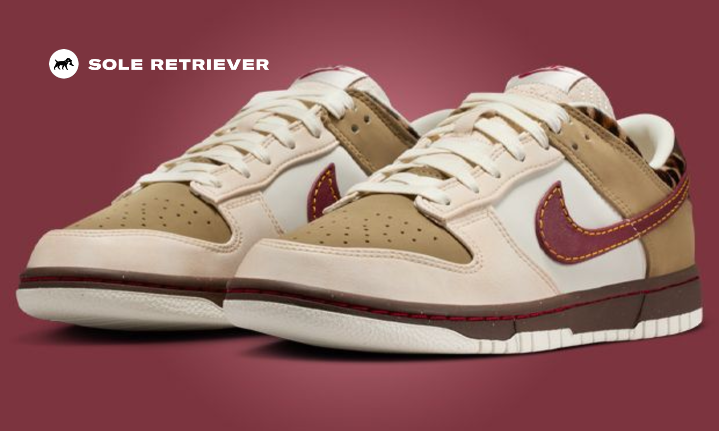 Nike Drapes New Dunk Low in Earth Tones and Leopard Fur