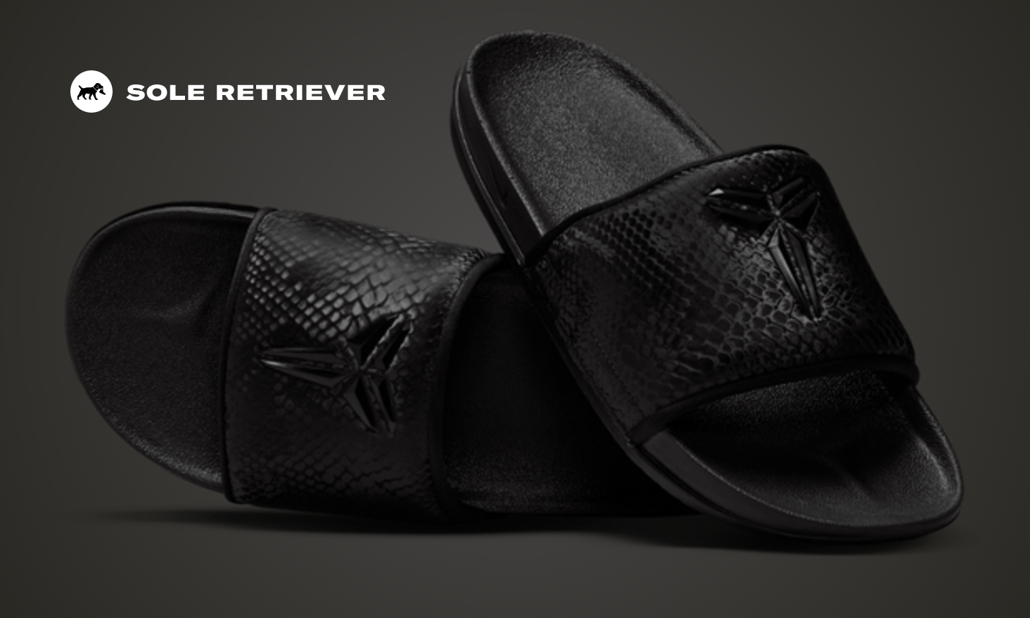 The Nike Kobe Offcourt Slide Triple Black is Available Now