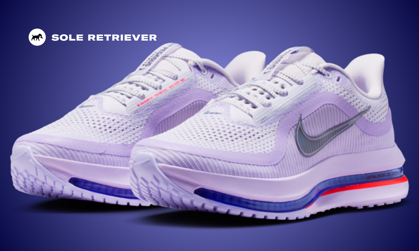 The Nike Pegasus Premium is Flying by in a Grape Flash for Spring