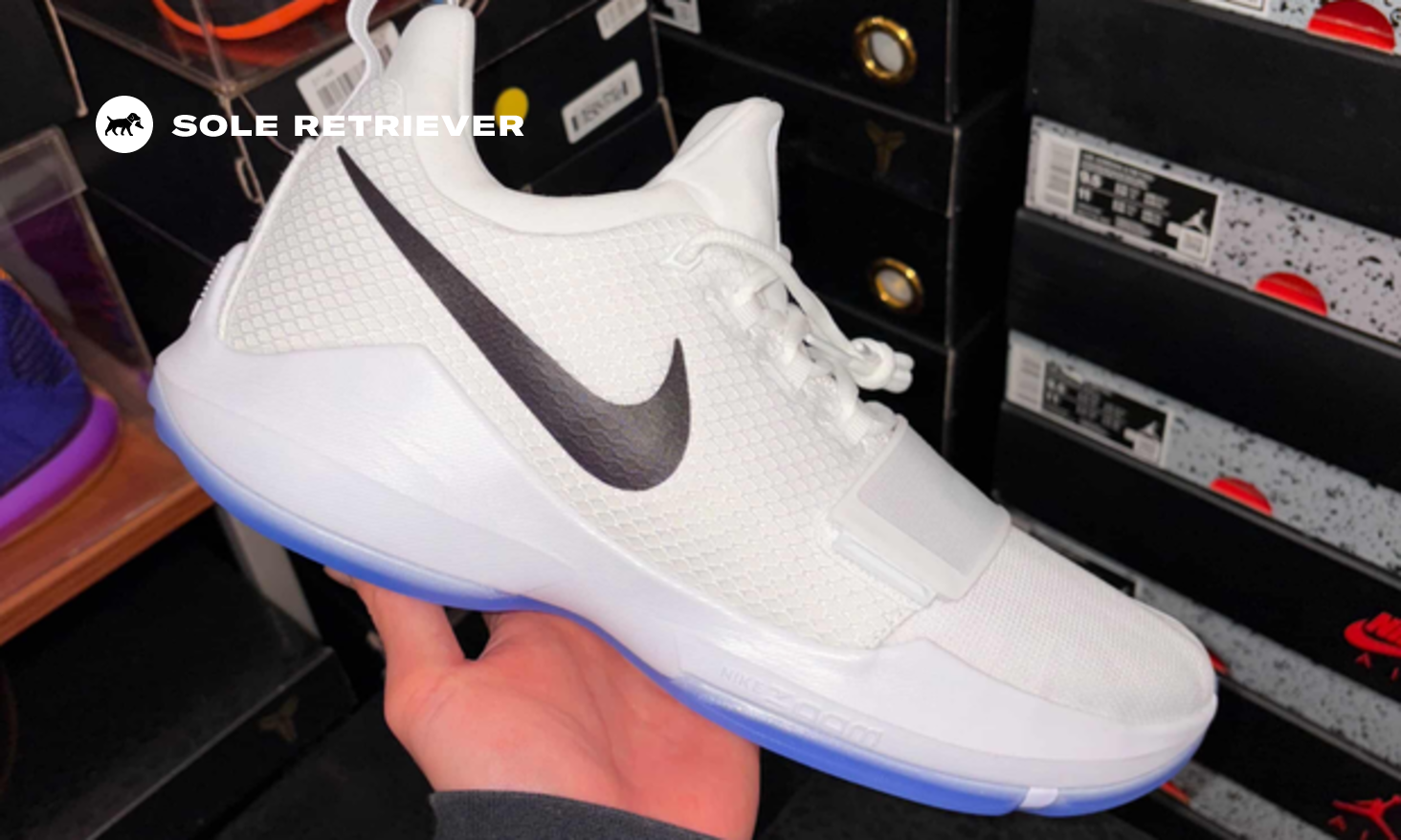 Nike PG 1 Retro Returns in Classic White Ice Colorway