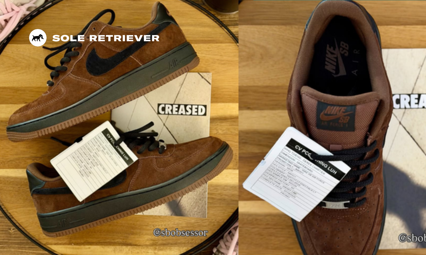 Check Out Detailed Images of the Chocolate Brown Nike SB Air Force 1
