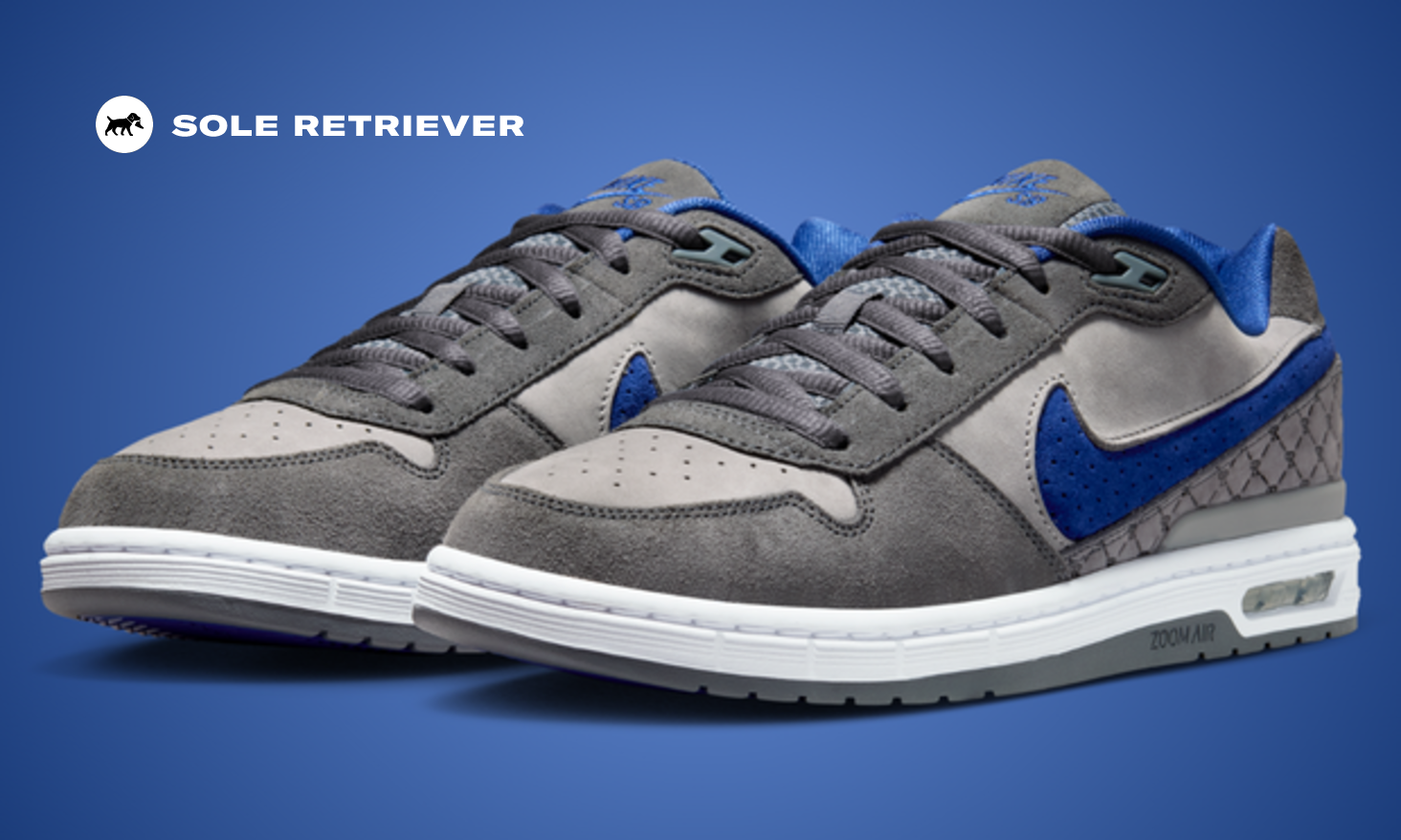The Nike SB Paul Rodriguez Zoom Air Low Goes Dodger Blue