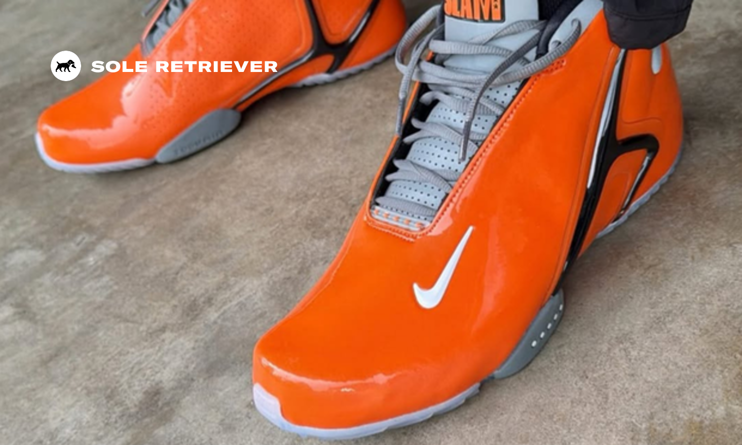 The SLAM x Nike Hyperflight is a Y2K-Era Classic in Orange Patent Leather