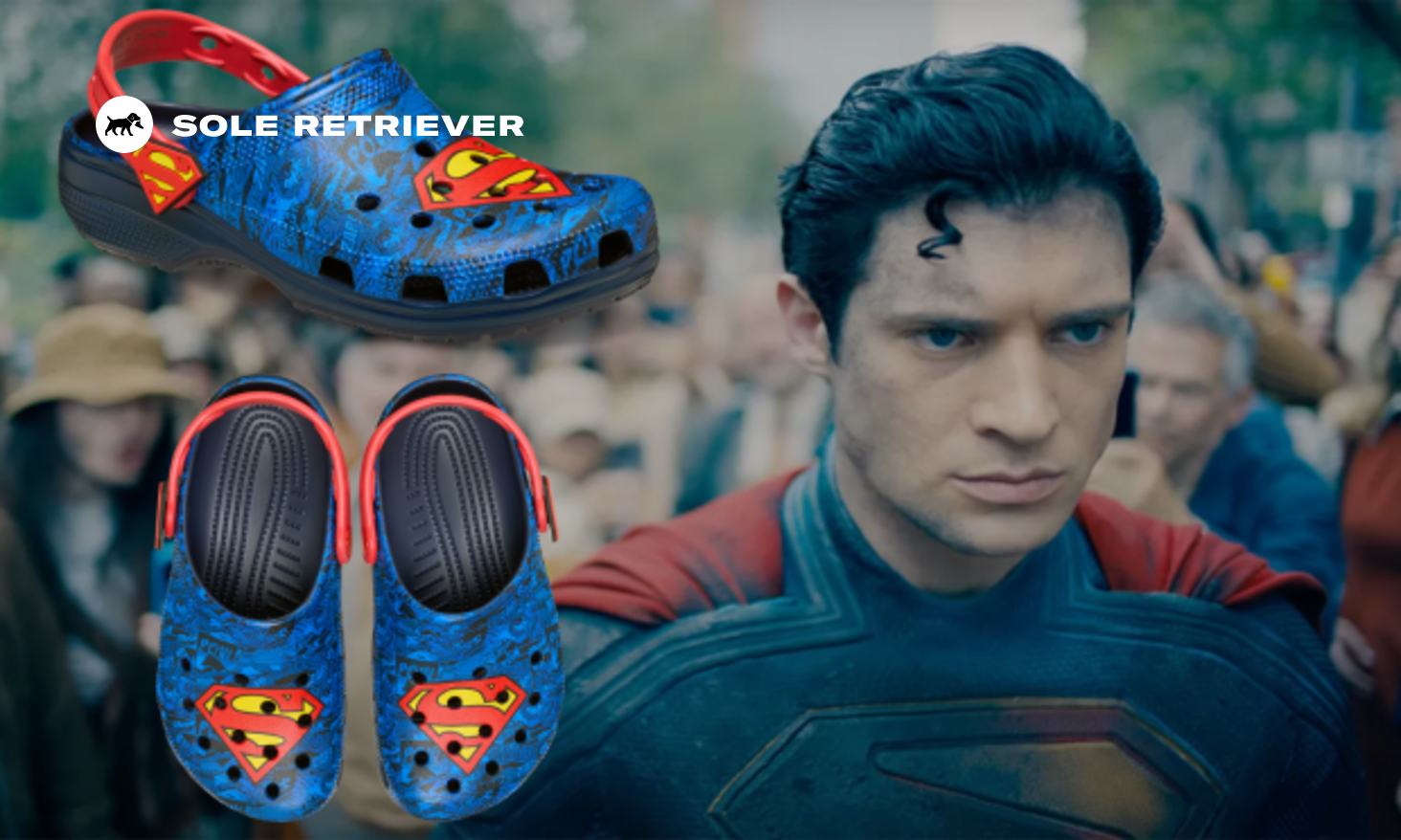 The Superman x Crocs Classic Clog Releases June 2025