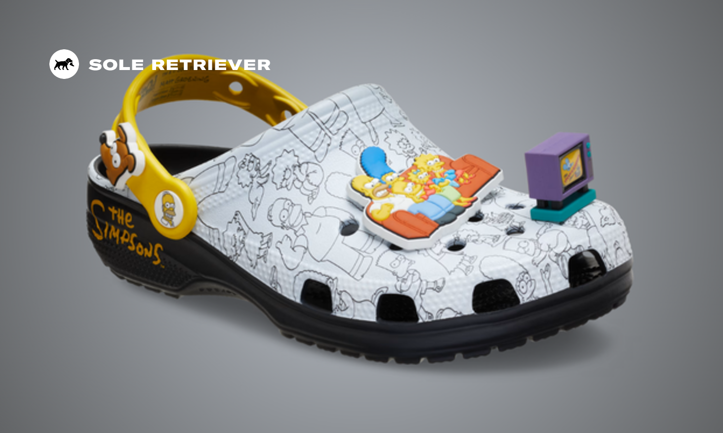 The Simpsons x Crocs Classic Clog Intro Sequence Pack Releases April 2025