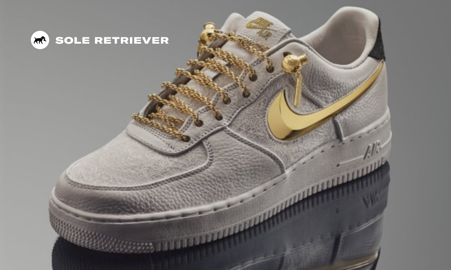 Victor Solomon’s Sunset Strip Air Force 1 is a Shining Gold Tribute to LA