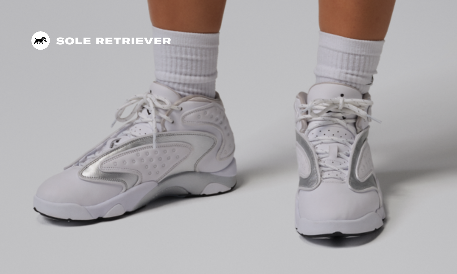The Women's Air Jordan OG is Back in White and Silver for the Summer