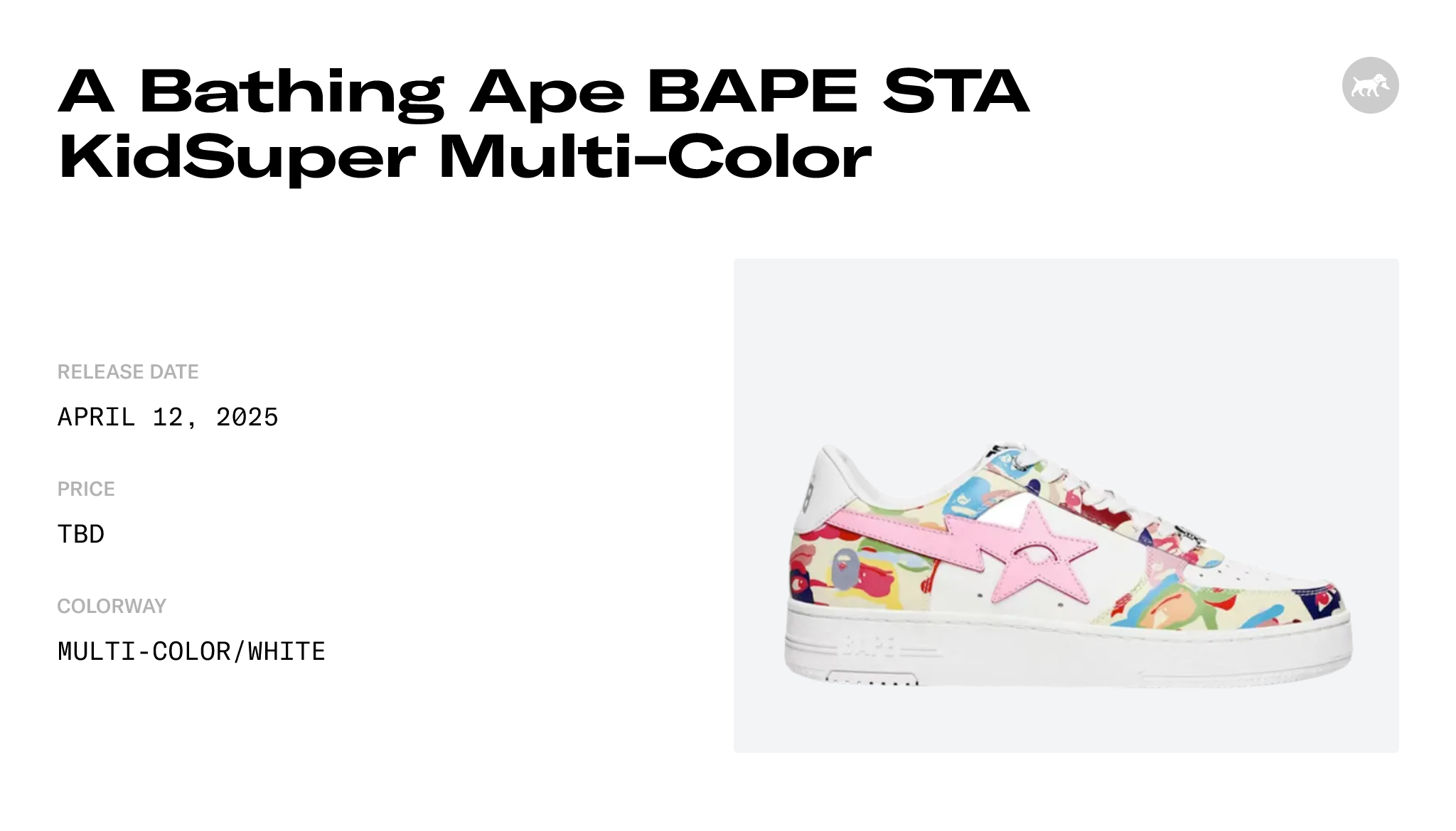 A Bathing Ape BAPE STA KidSuper Multi-Color Raffles & Where to Buy