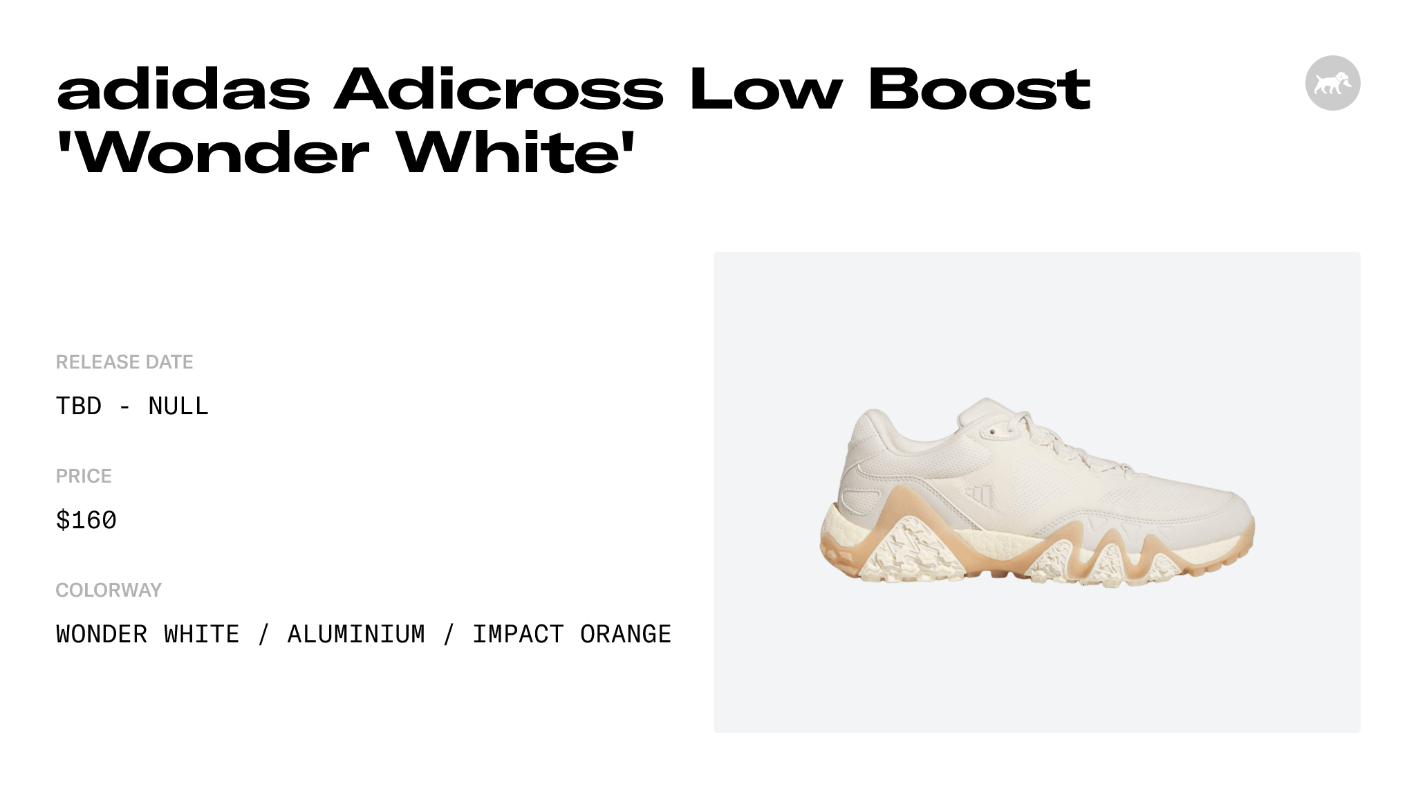 adidas Adicross Low Boost 'Wonder White' - H03663 Release Info