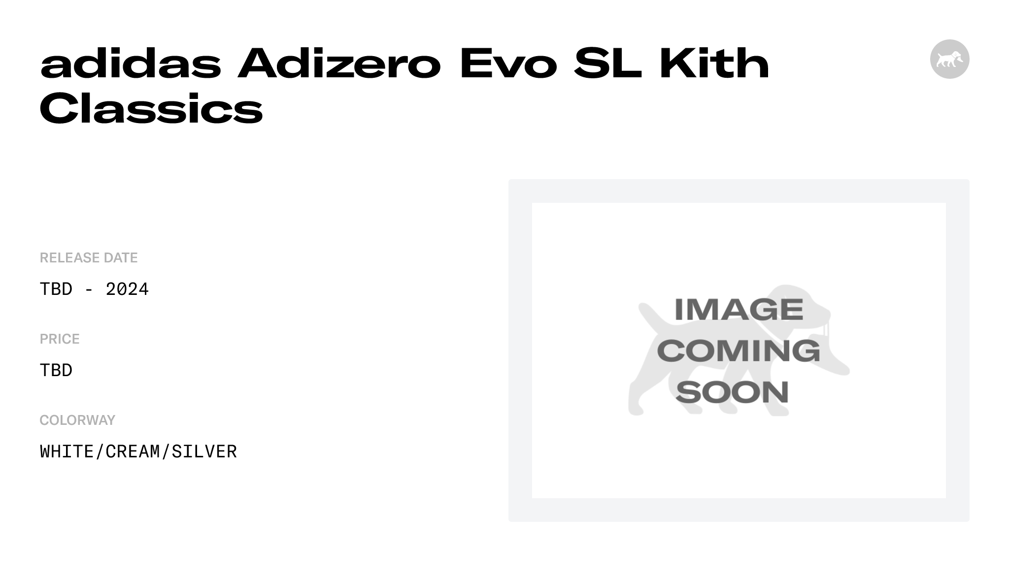 adidas Adizero Evo SL Kith Classics Release Info