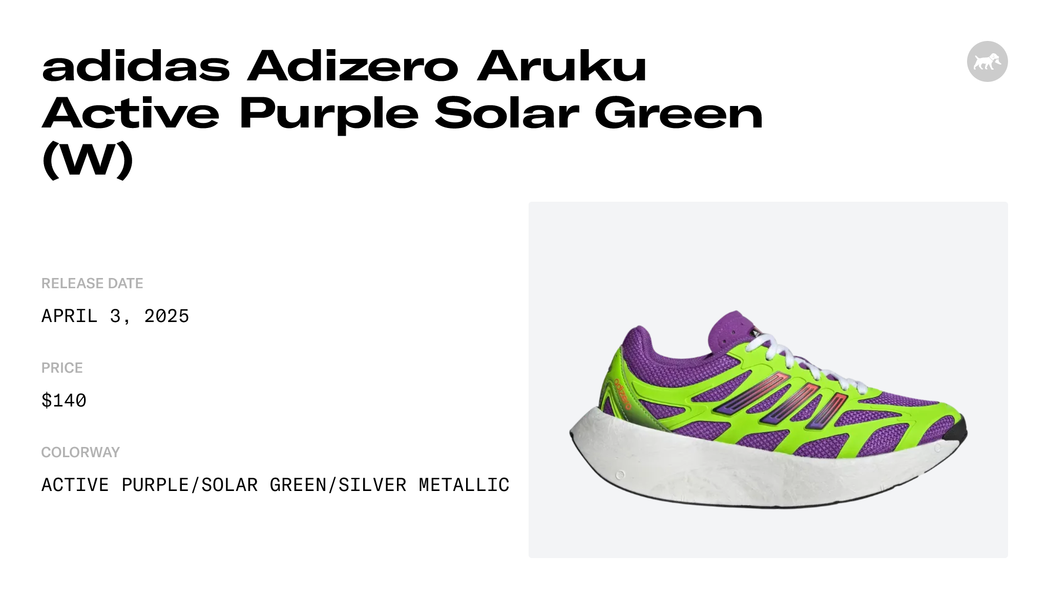 adidas Adizero Aruku Active Purple Solar Green (W) - JP5566