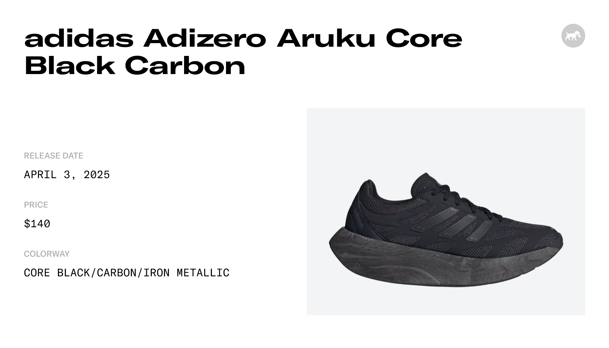 adidas Adizero Aruku Core Black Carbon - JH7772 Raffles & Where to Buy