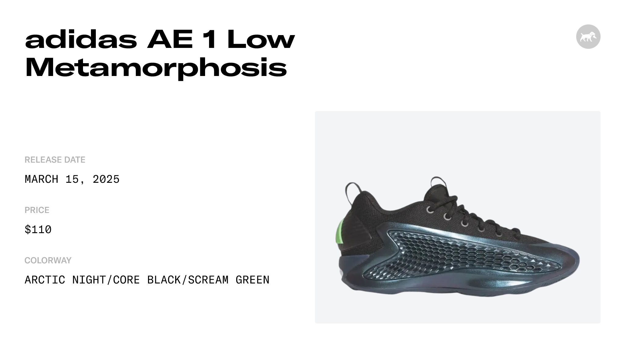 adidas AE 1 Low Metamorphosis - JQ6135 Raffles & Where to Buy