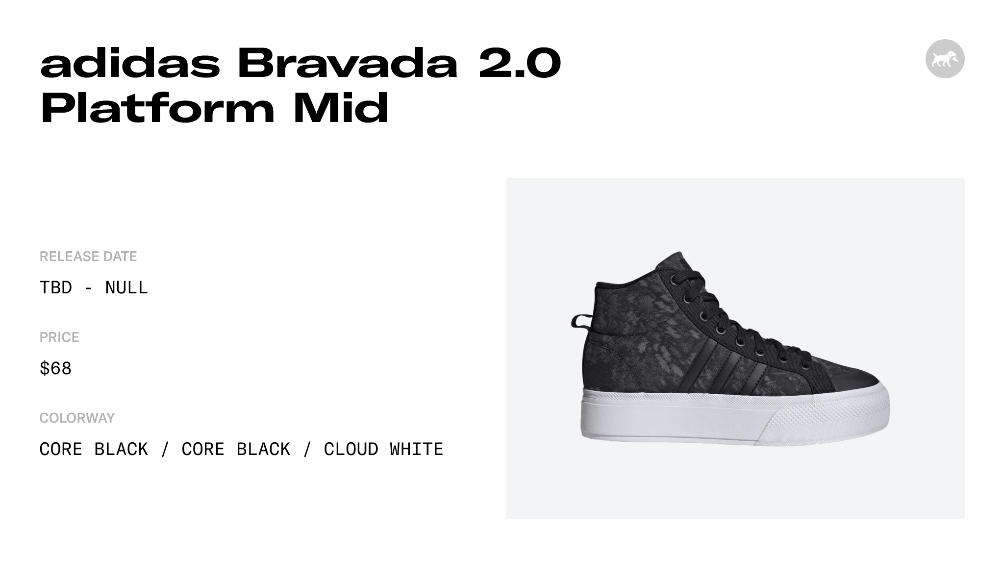 adidas Bravada 2.0 Platform Mid - IE2312 Release Info