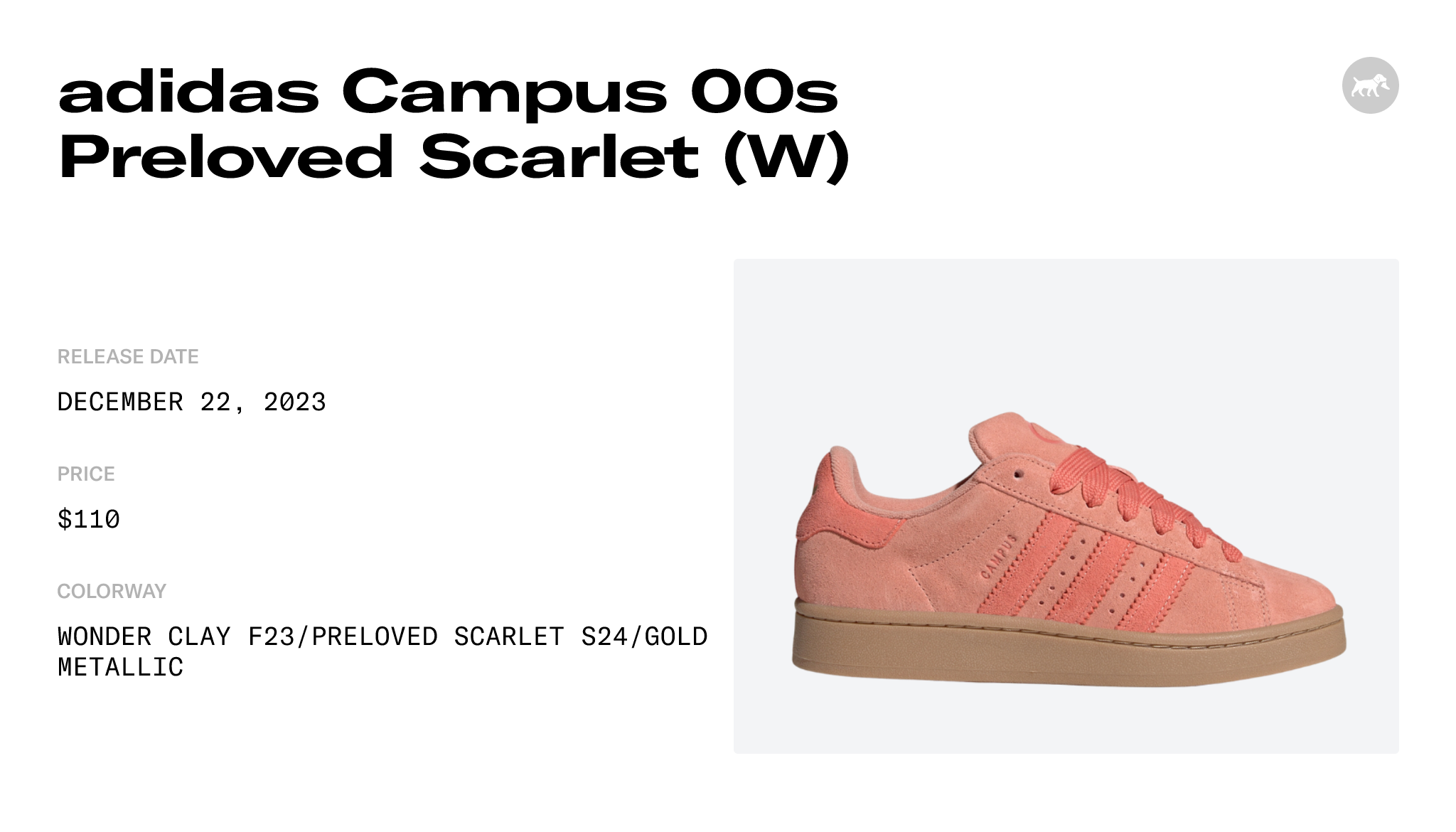 adidas Campus 00s Preloved Scarlet (W) - IE5587 Raffles & Where to Buy