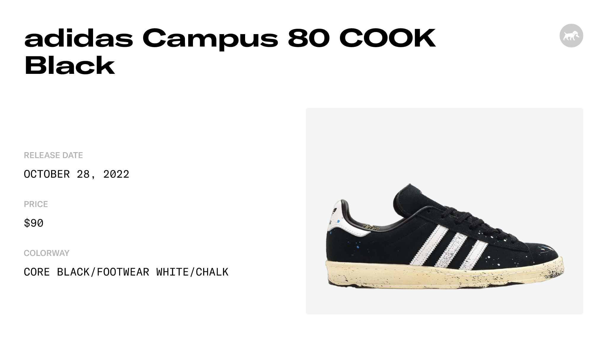 adidas Campus 80 COOK Black - GY7006 Raffles & Where to Buy