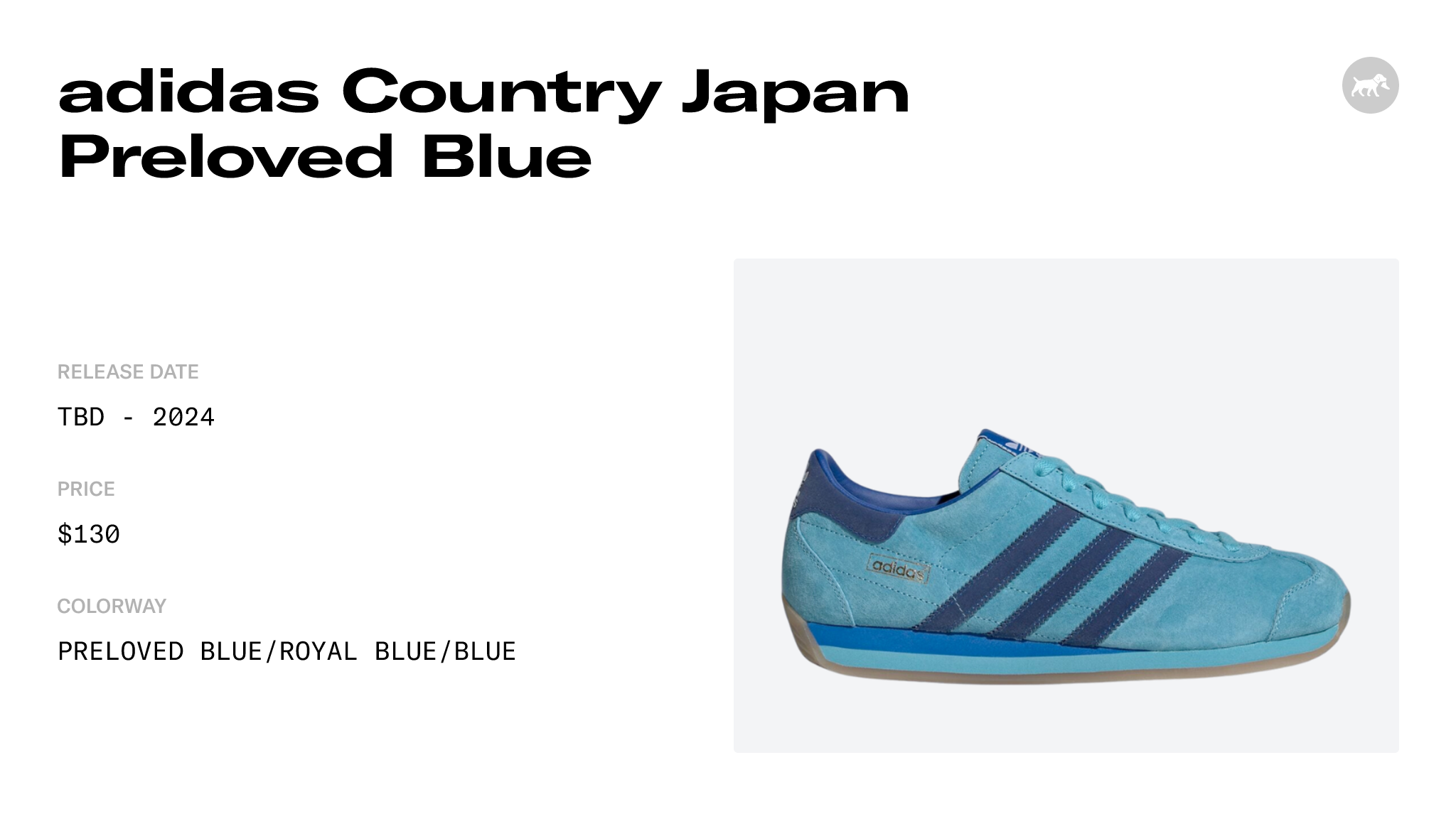 adidas Country Japan Preloved Blue - IG4554 Release Info