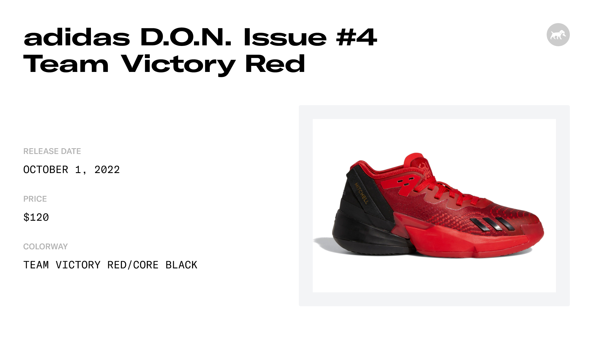 adidas D.O.N. Issue #4 Team Victory Red - GX6886 Raffles & Where to Buy