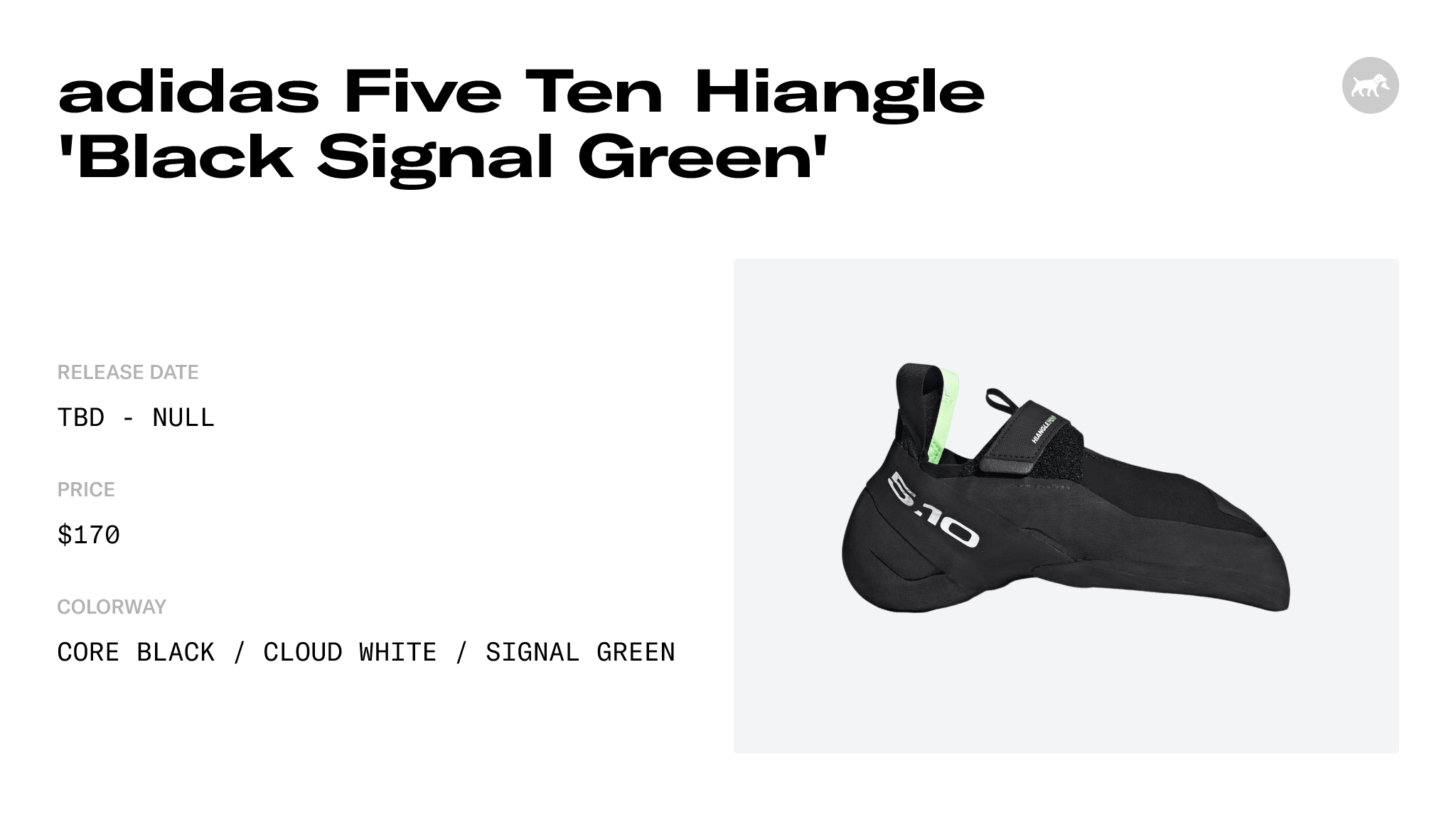 adidas Five Ten Hiangle 'Black Signal Green' - FV4744 Release Info
