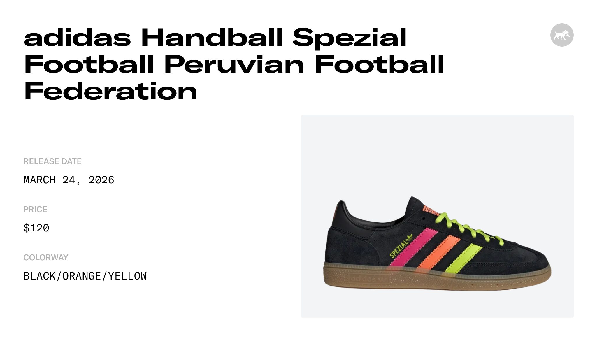 adidas Handball Spezial Football Peruvian Football Federation - HQ9440