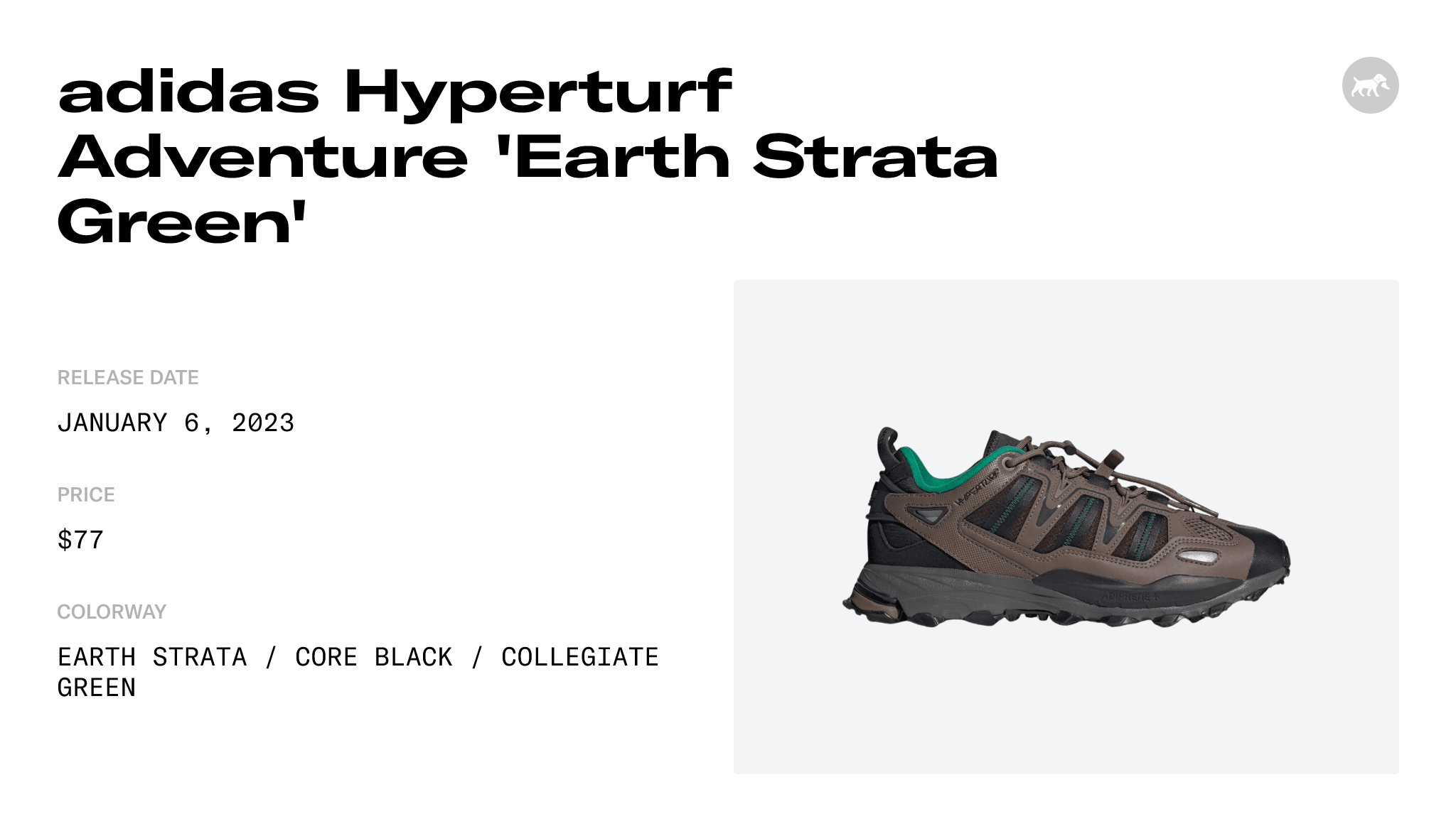 adidas Hyperturf Adventure 'Earth Strata Green' - HQ6606