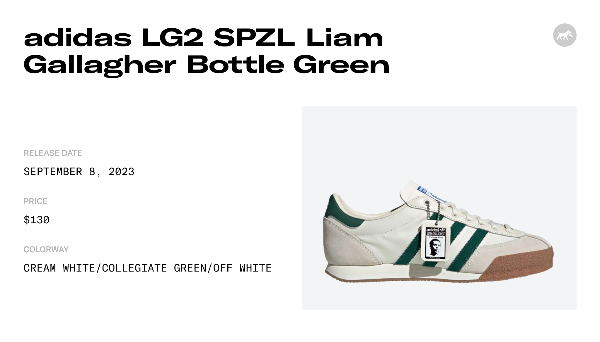 adidas LG2 SPZL Liam Gallagher Bottle Green - IF8358