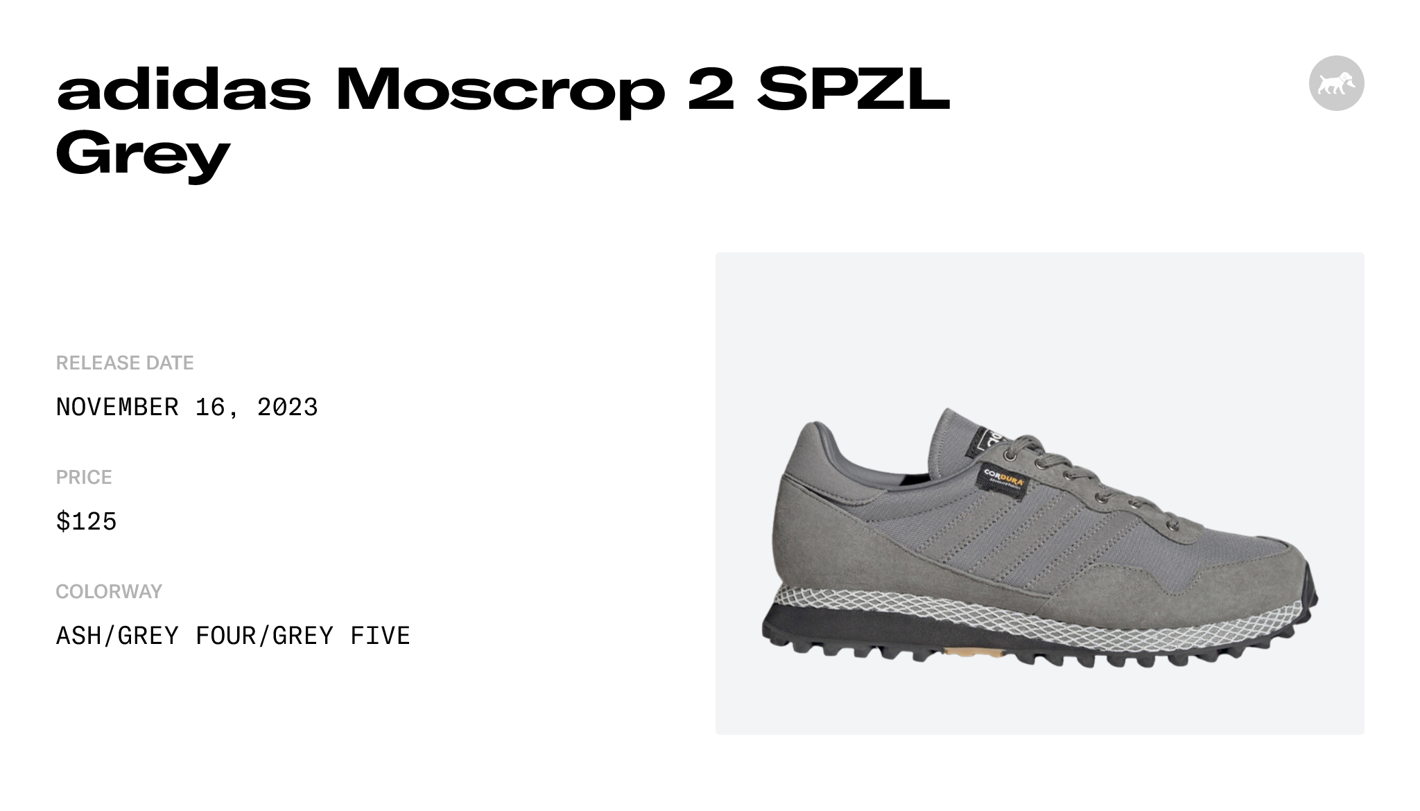 adidas Moscrop 2 SPZL Grey - IF5710 Raffles & Where to Buy