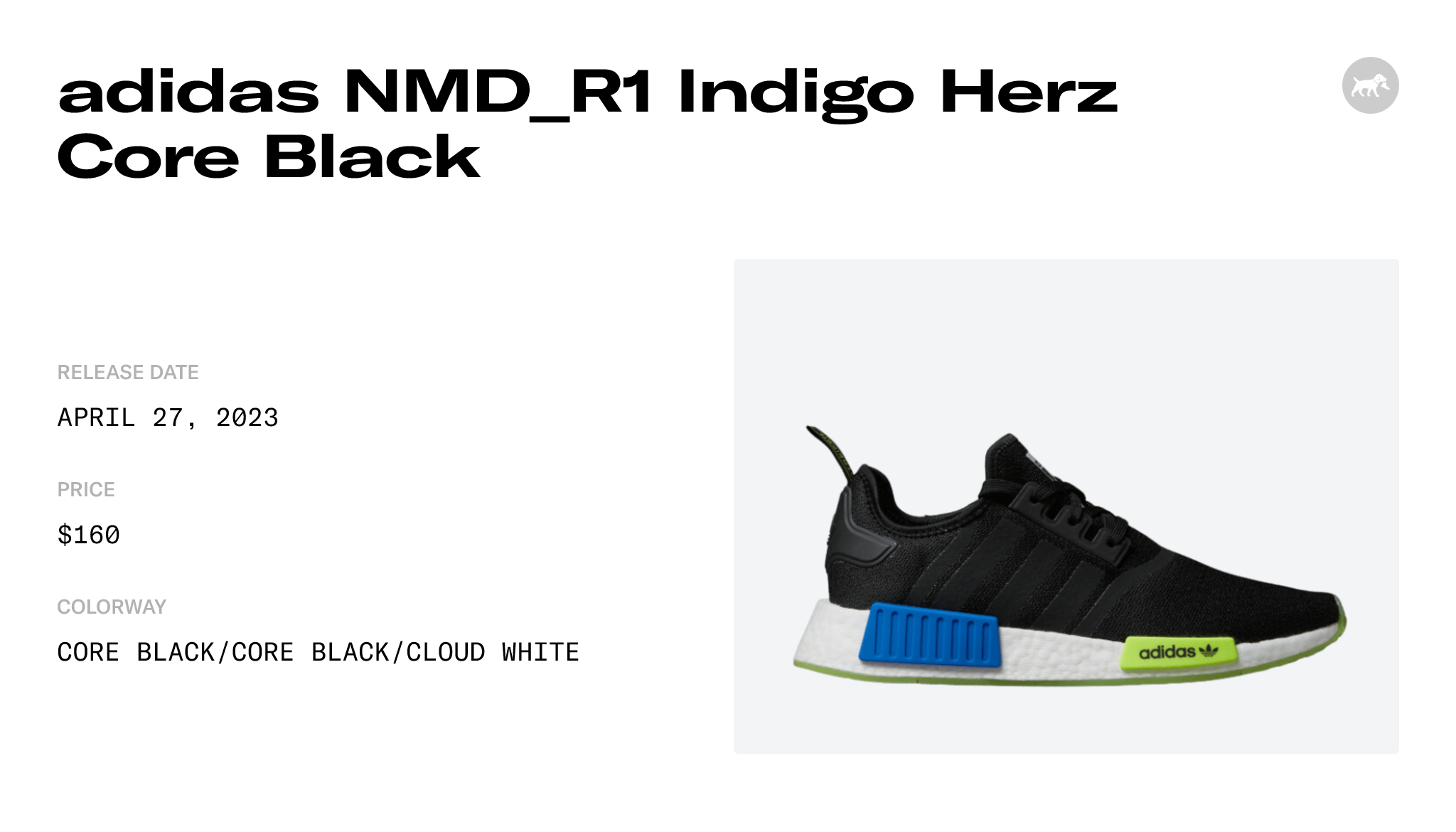 adidas NMD_R1 Indigo Herz Core Black - IE1844 Raffles & Where to Buy
