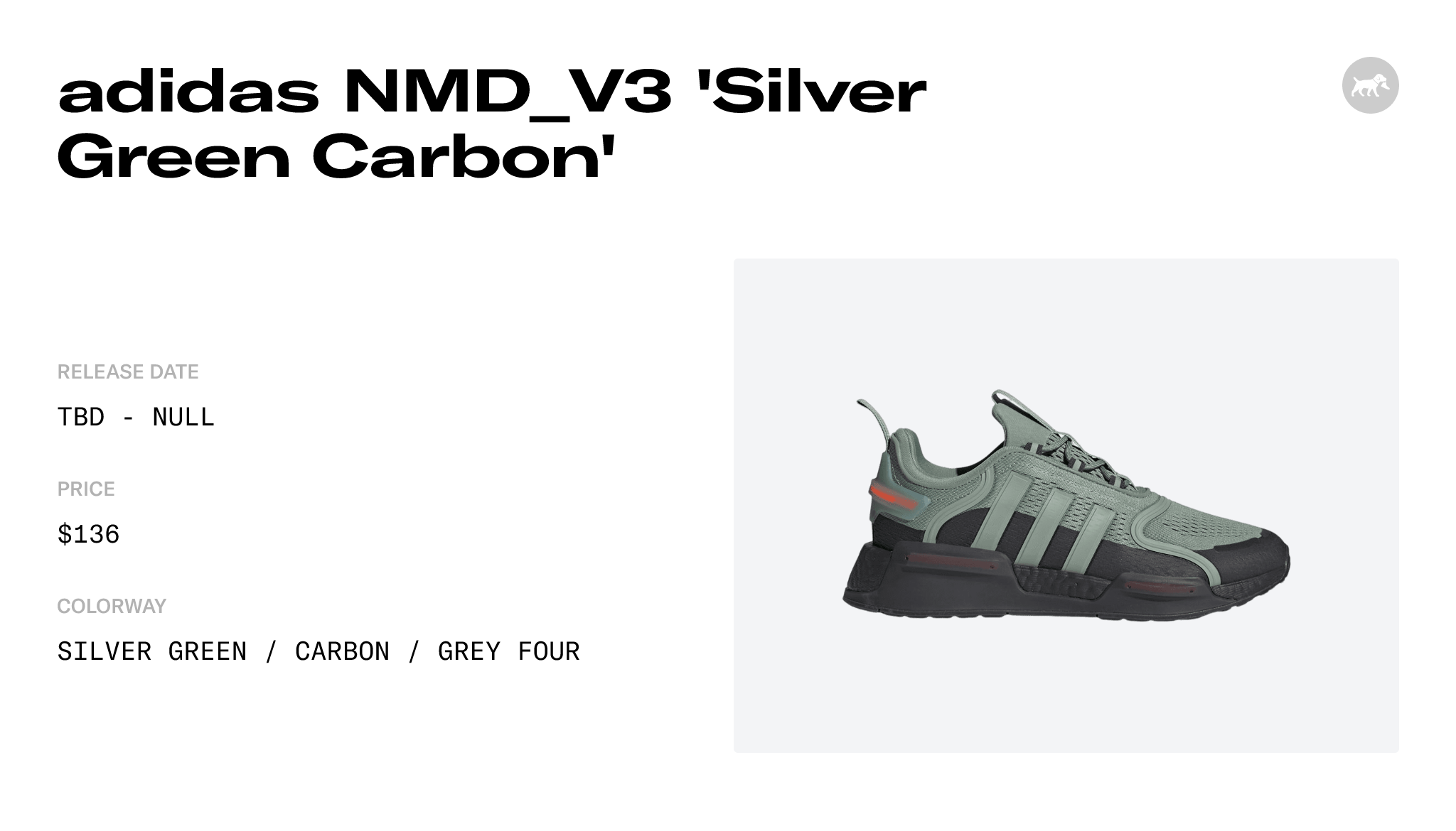 adidas NMD_V3 'Silver Green Carbon' - HQ4444 Release Info