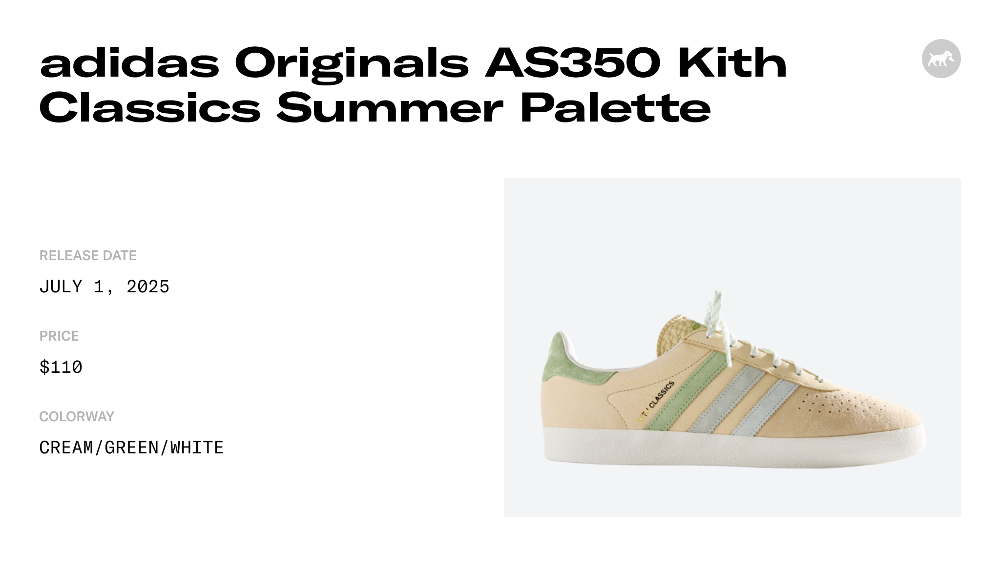 adidas Originals AS350 Kith Classics Summer Palette - IH0091