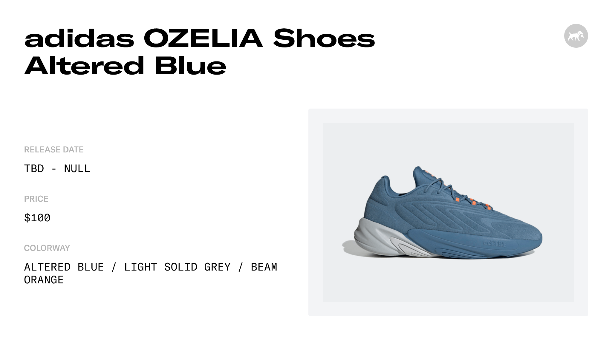 adidas OZELIA Shoes Altered Blue - GW9376 Release Info
