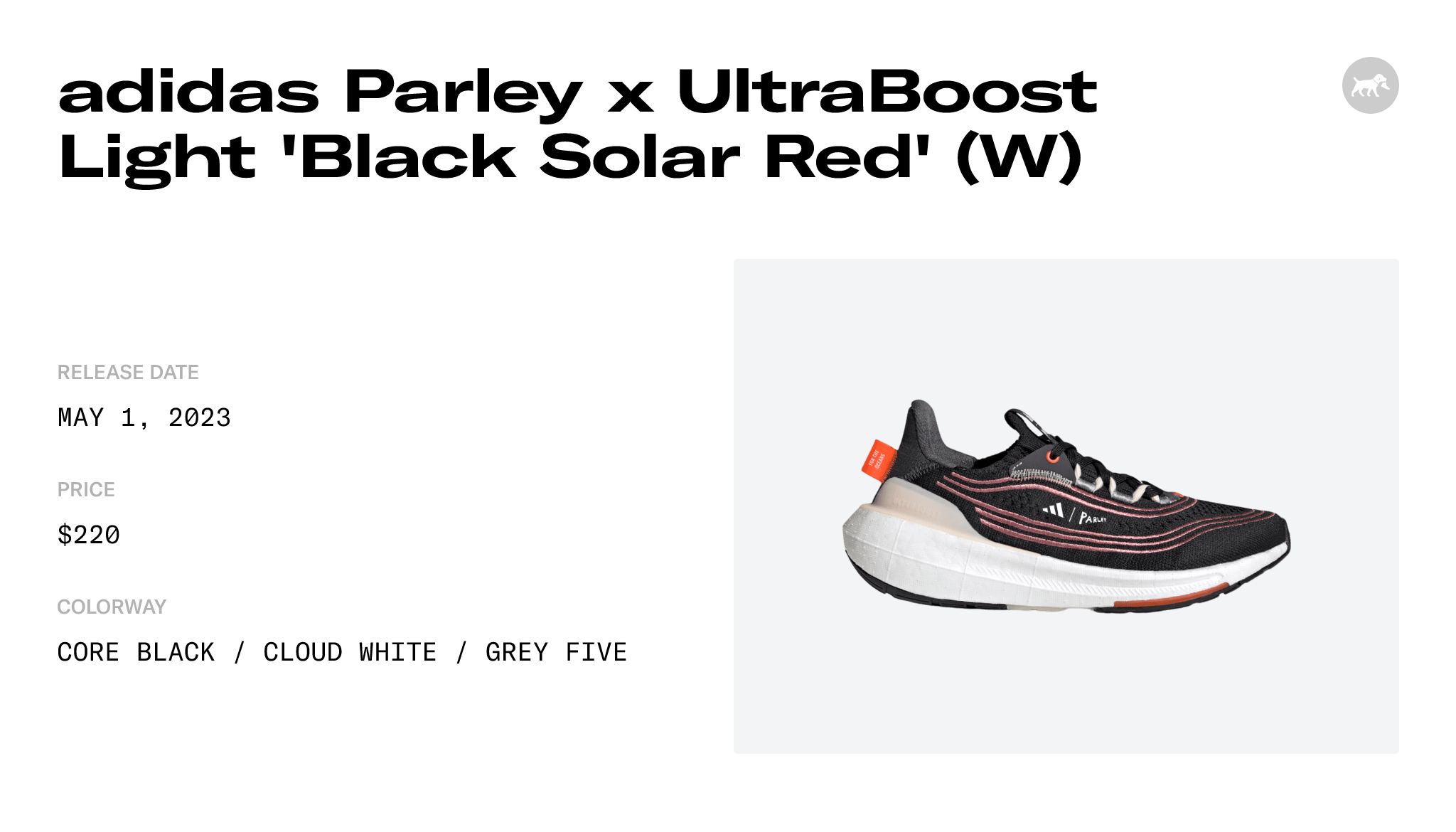 adidas Parley x UltraBoost Light 'Black Solar Red' (W) - HQ1399 Release ...