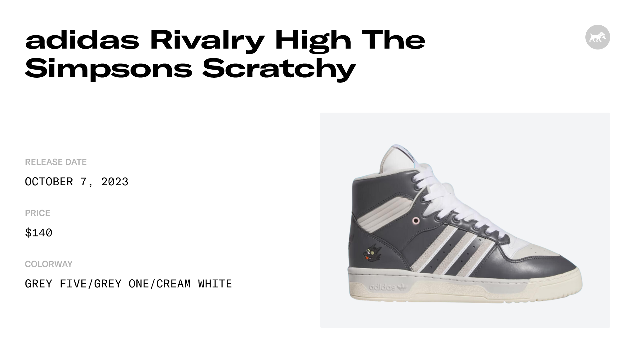 adidas Rivalry High The Simpsons Scratchy - IE7565