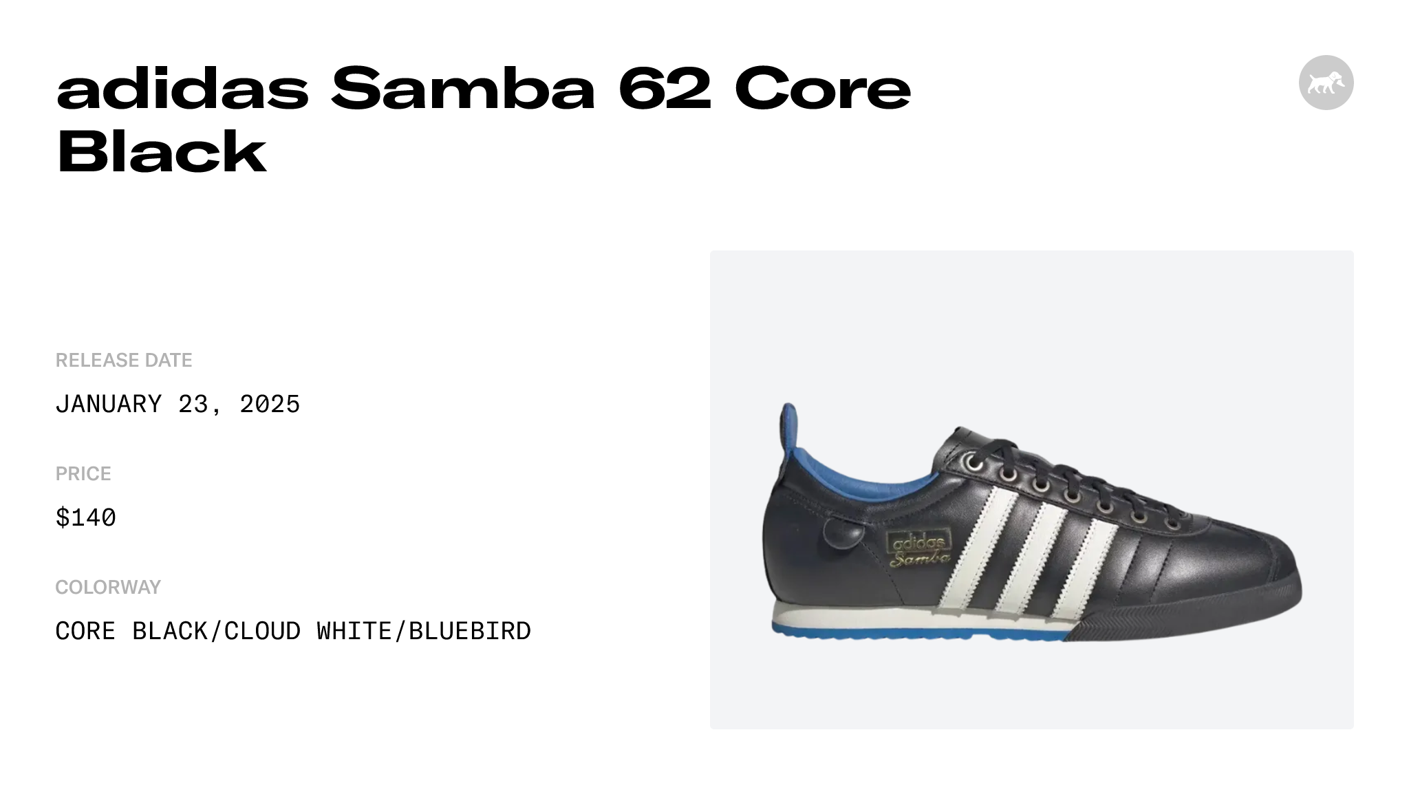 adidas Samba 62 Core Black - IH8603 Release Date, Raffles & Where To Buy