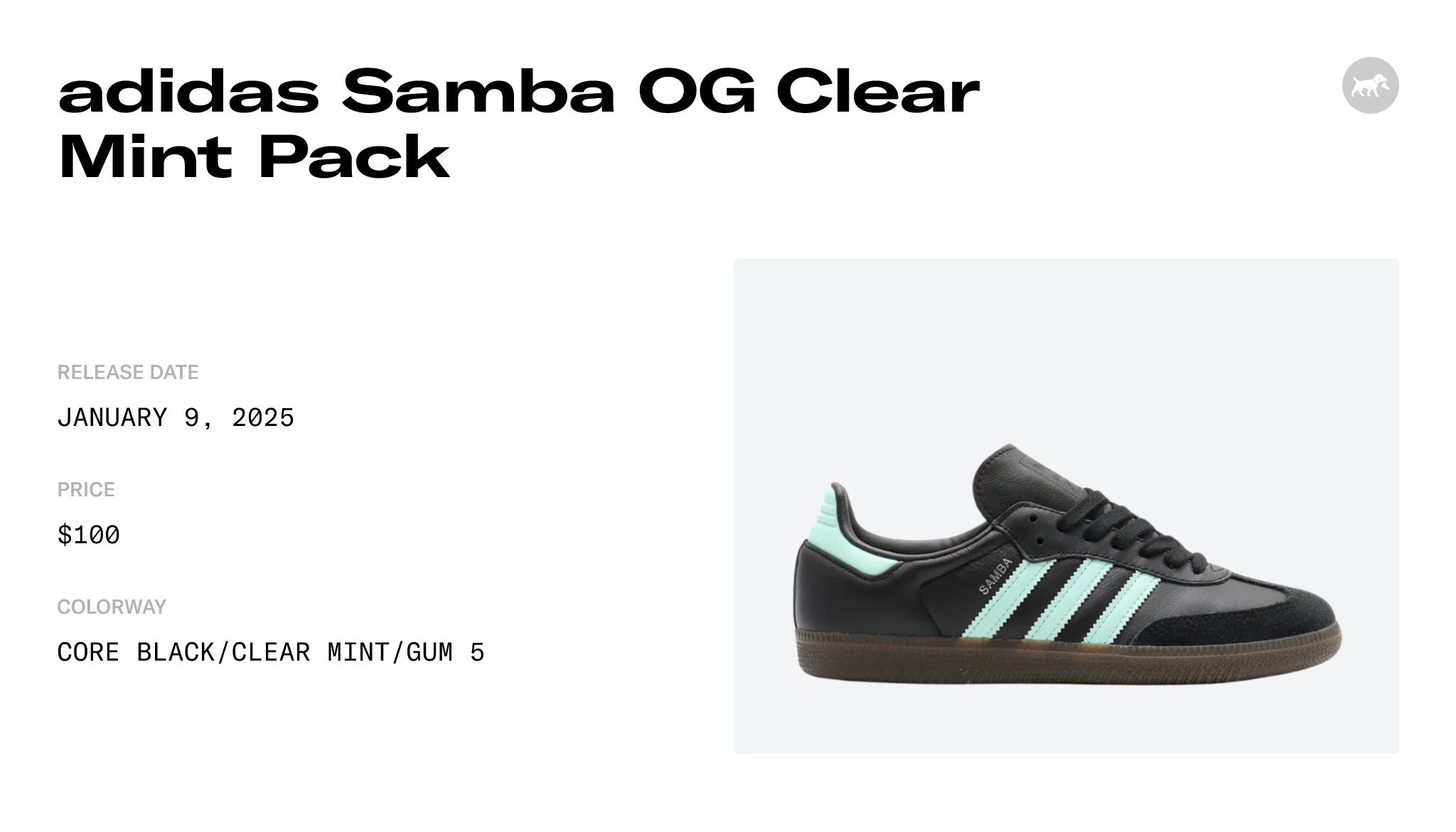adidas Samba OG Clear Mint Pack - JR7109 Raffles & Where to Buy