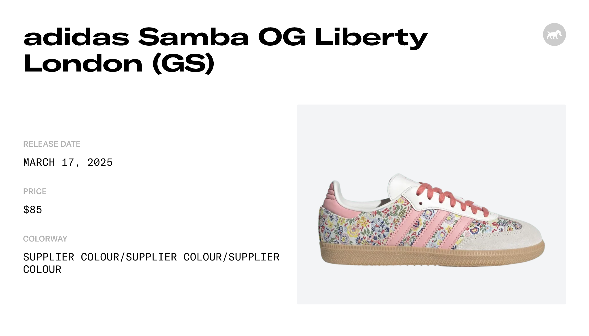 adidas Samba OG Liberty London (GS) - JI0280 Raffles & Where to Buy