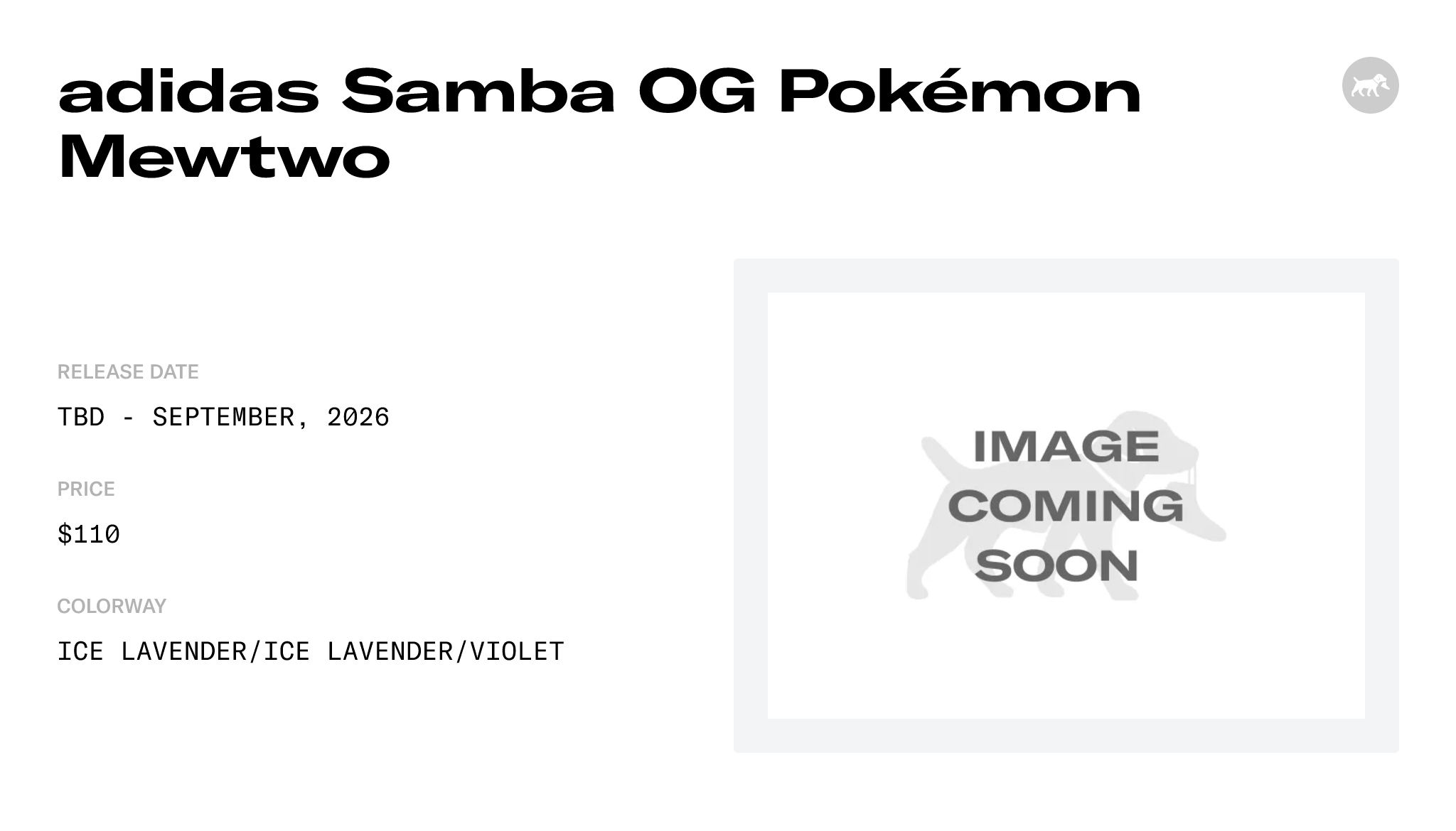 adidas Samba OG Pokémon Mewtwo - KI8220 Release Info