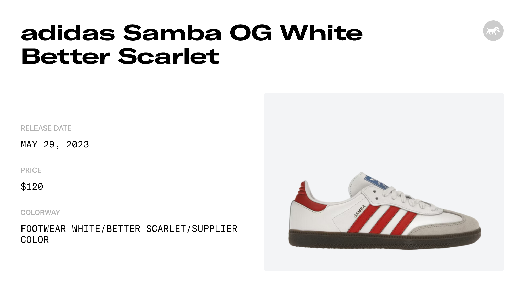adidas Samba OG White Better Scarlet - IG1025 Raffles & Where to Buy