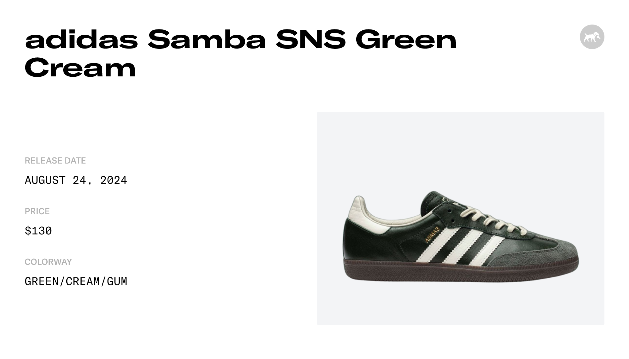 adidas Samba SNS Green Cream - IE6243 Raffles & Where to Buy