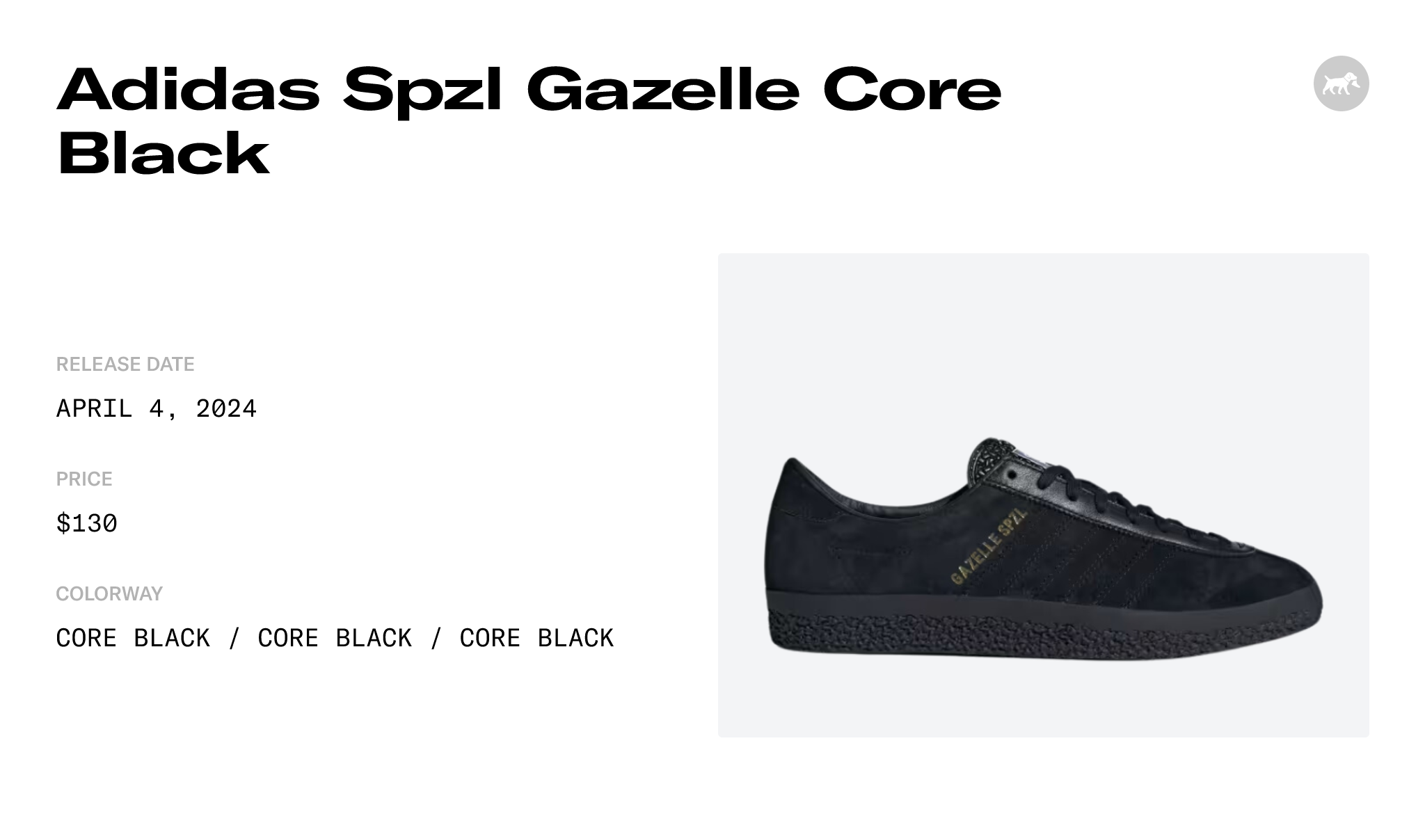 Adidas Spzl Gazelle Core Black - IG8939 Raffles & Where to Buy