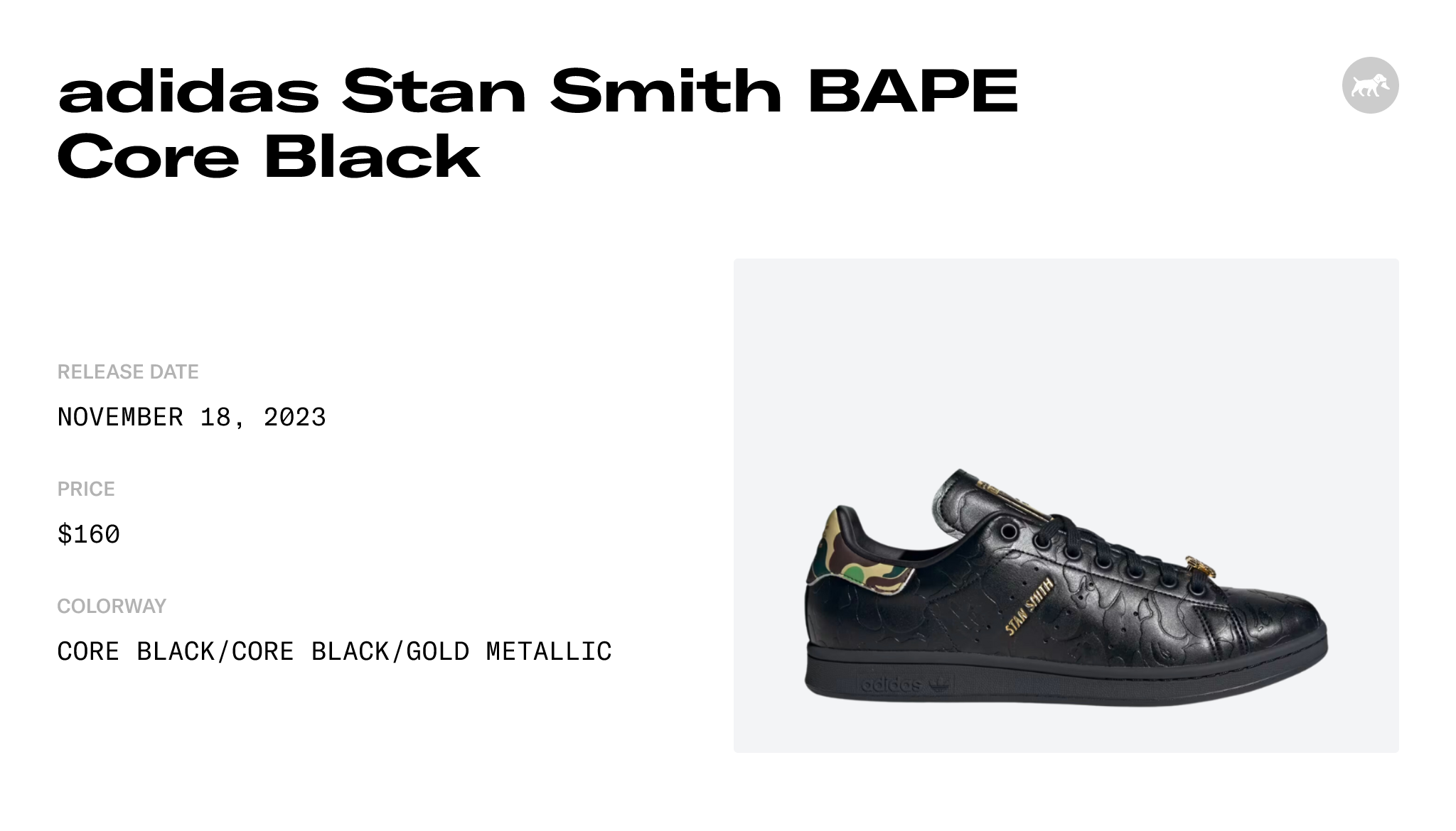 adidas Stan Smith BAPE Core Black - IG1116 Raffles & Where to Buy