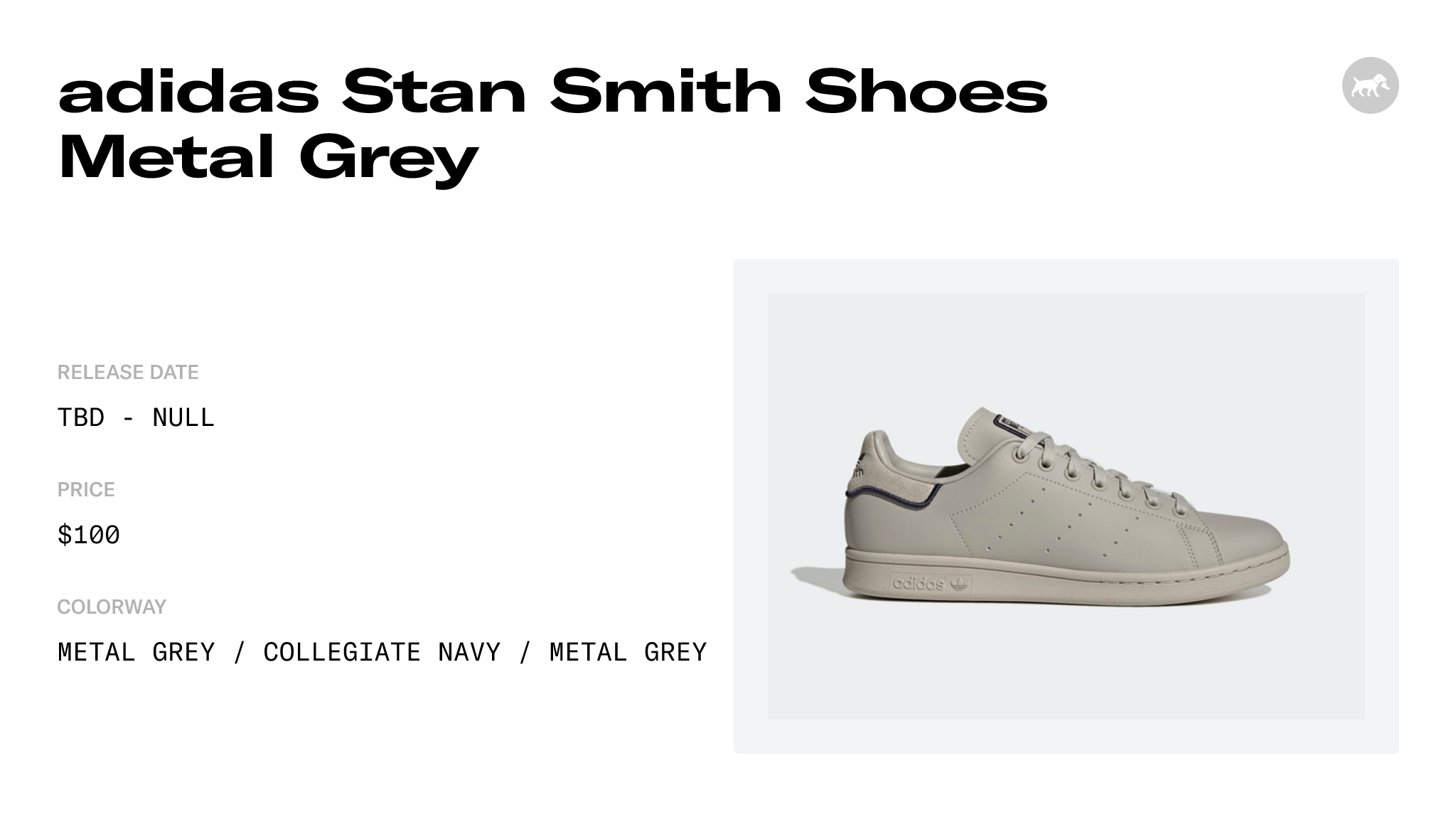 adidas Stan Smith Shoes Metal Grey - GX4450 Release Info