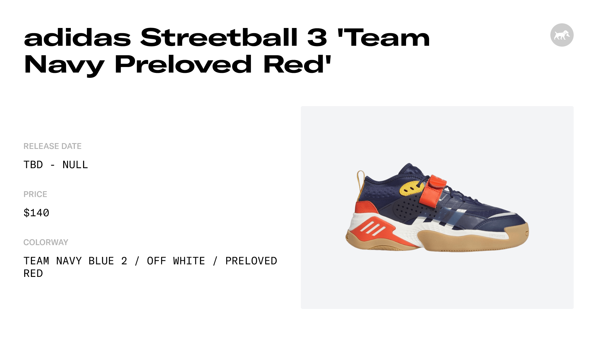 adidas Streetball 3 'Team Navy Preloved Red' - IF2587 Release Info